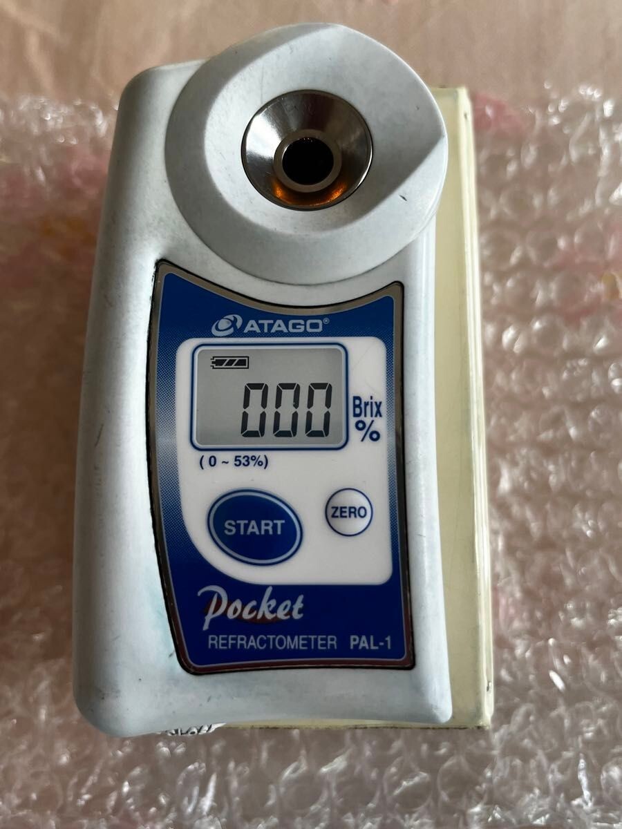 ATAGO PAL-1 "Pocket" Refractometer 0-53% Brix Range Used from Japan | eBay