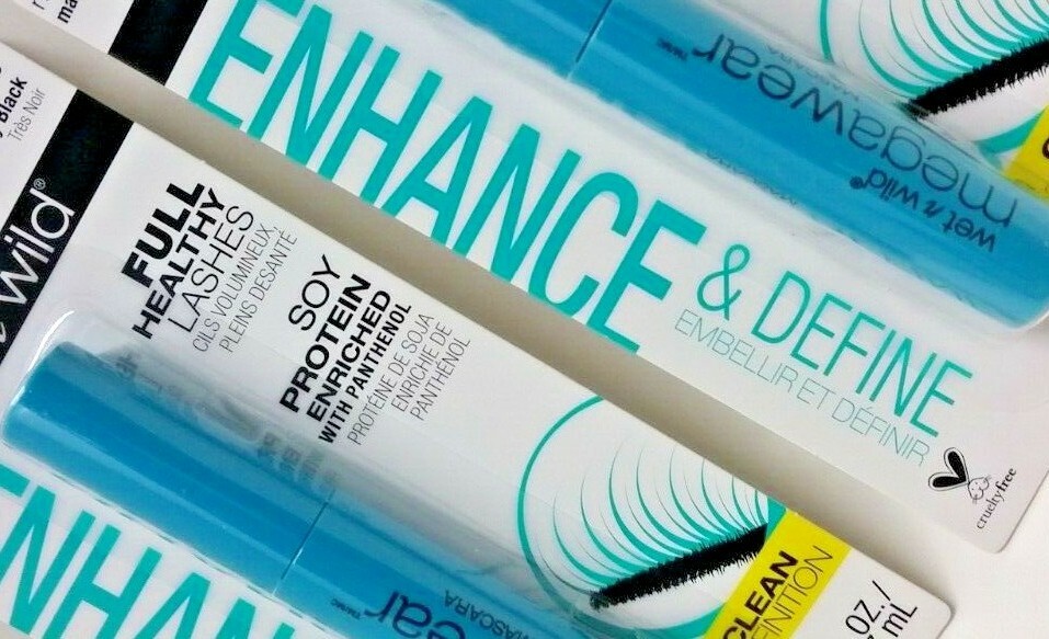 3 x WET N WILD Eye Mascara C136 VERY BLACK Enhance Define MEGA WEAR Soy ...