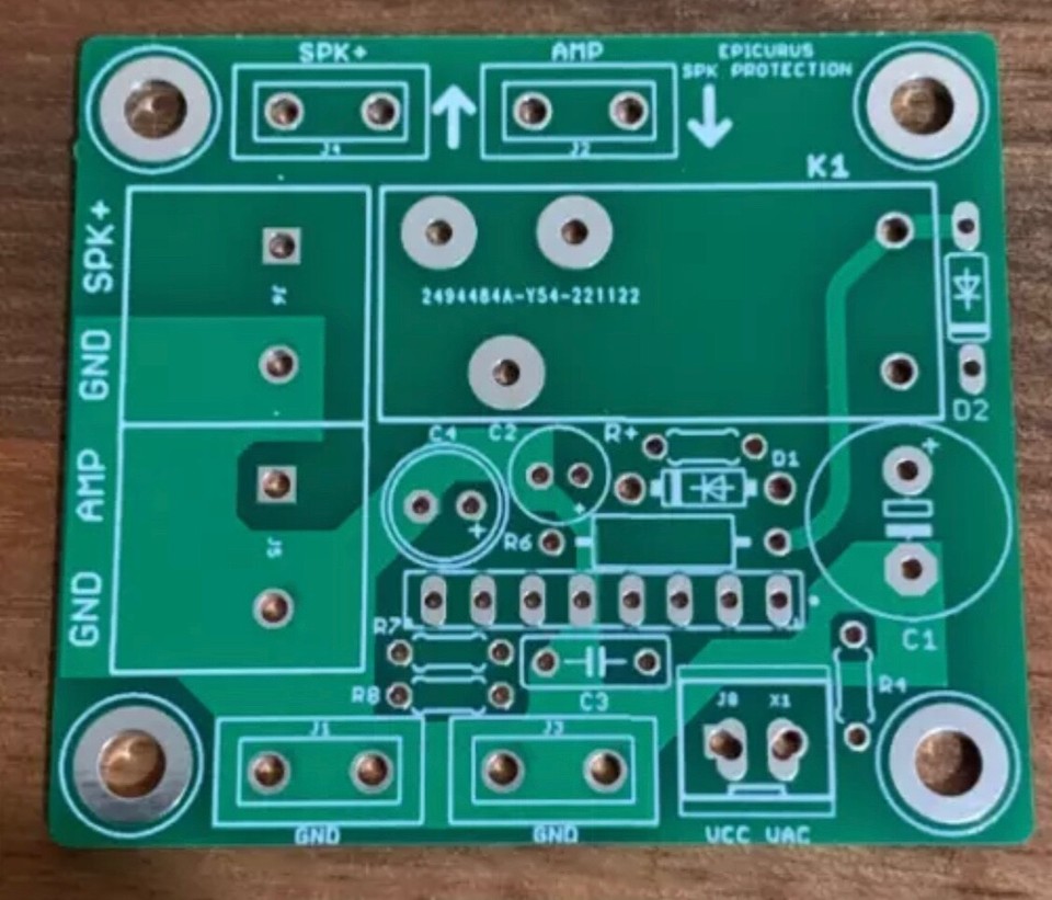 upc1237 Speaker Protection and Delay board BARE PCB x2 | eBay