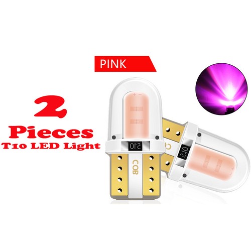 2x T10 LED Bulbs 12V 194 168 W5W Reading Lamp Interior License Plate ...