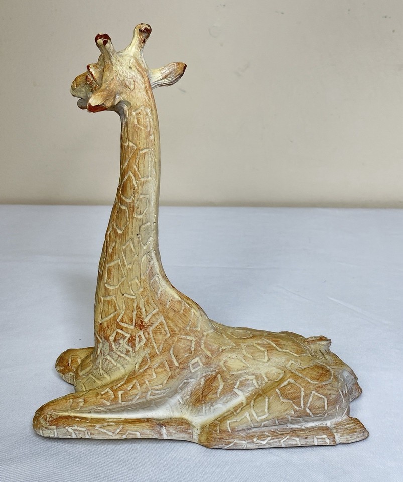 Vintage Hamilton Collection Giraffe Resin Figure 10" x 8" | eBay UK