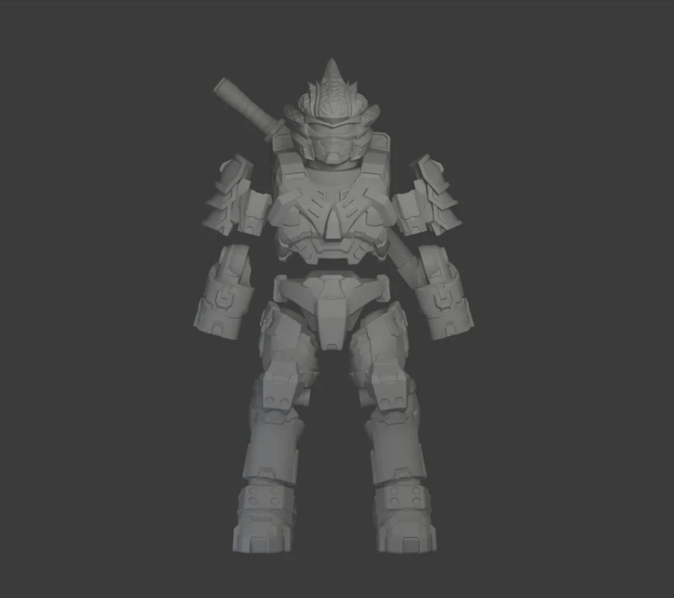 3d printed H3 MK VI Spartans Halo Mega Bloks Construx Micro Action ...