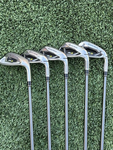 Taylormade M2 Iron Set 5 Piece 6i, 9i, PW, AW, LW REAX 55g Flex-A ...