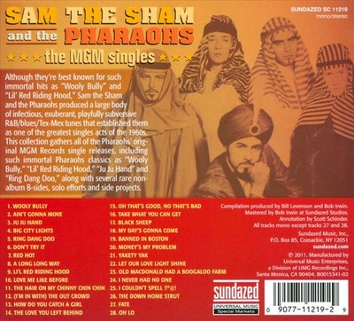 SAM THE SHAM & THE PHARAOHS - THE MGM SINGLES [DIGIPAK] * NEW CD ...