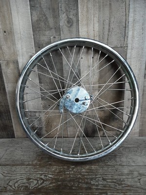 Harley Davidson Chopper Front Wheel Rim Spoked Mini Brake Drum Hub 21x1 ...