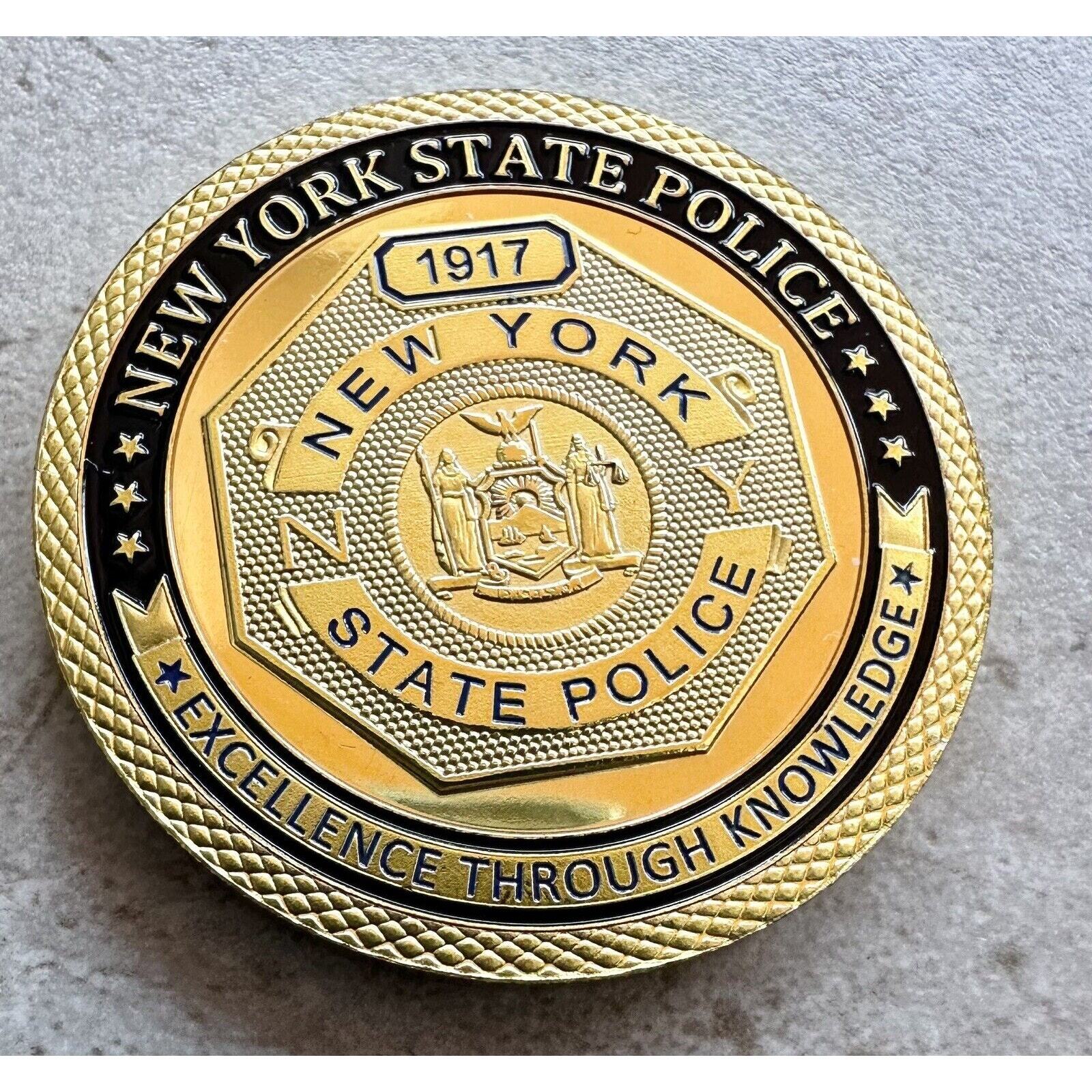 NEW YORK STATE POLICE NYS Challenge Coin With 3D Display Case | eBay