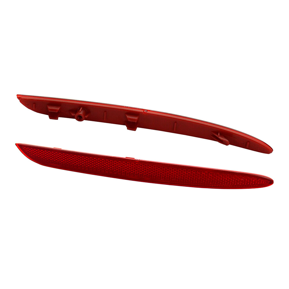 Pair Rear Bumper Reflector Light Cover Fits Mercedes Benz C300 C43 AMG ...