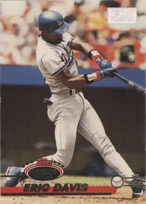 1993 Topps Stadium Club - Eric Davis #381 1st Day Issue for sale online ...
