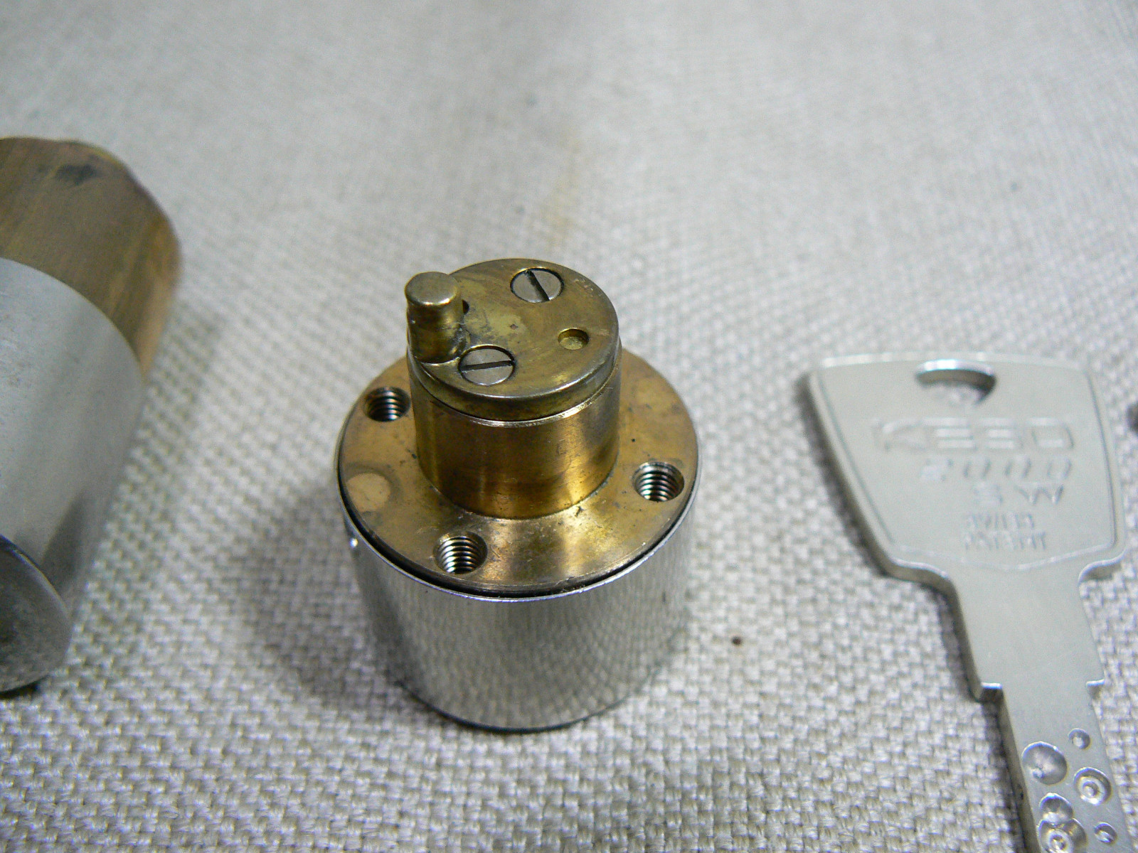 VTG PATENTED JPM KESO 2000 S SWISS DOOR LOCK SECURITY ROUND CYLINDER ...