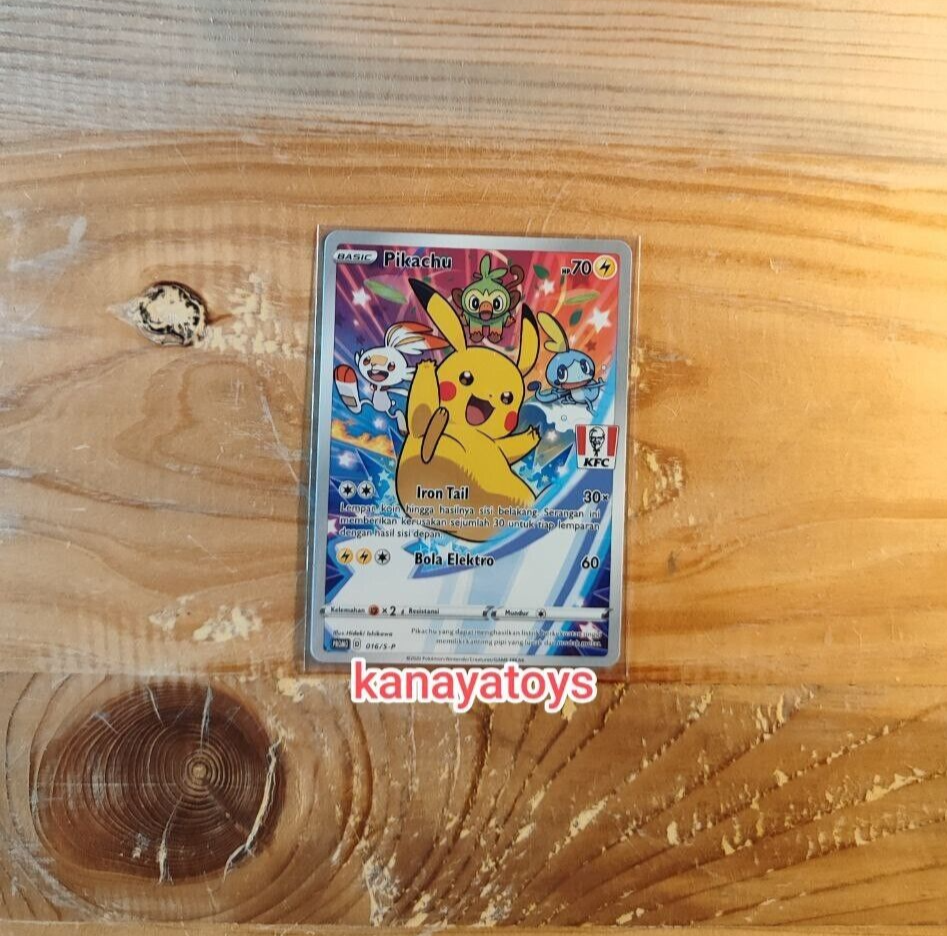 Pokemon KFC PROMO Complete Set 8 Pikachu Charizard Mewtwo Eevee ...