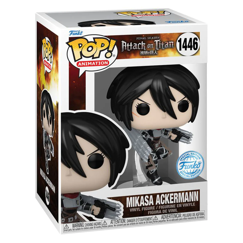 Funko Pop Animation Attack on Titan Mikasa Ackerman Metallic Vinyl ...