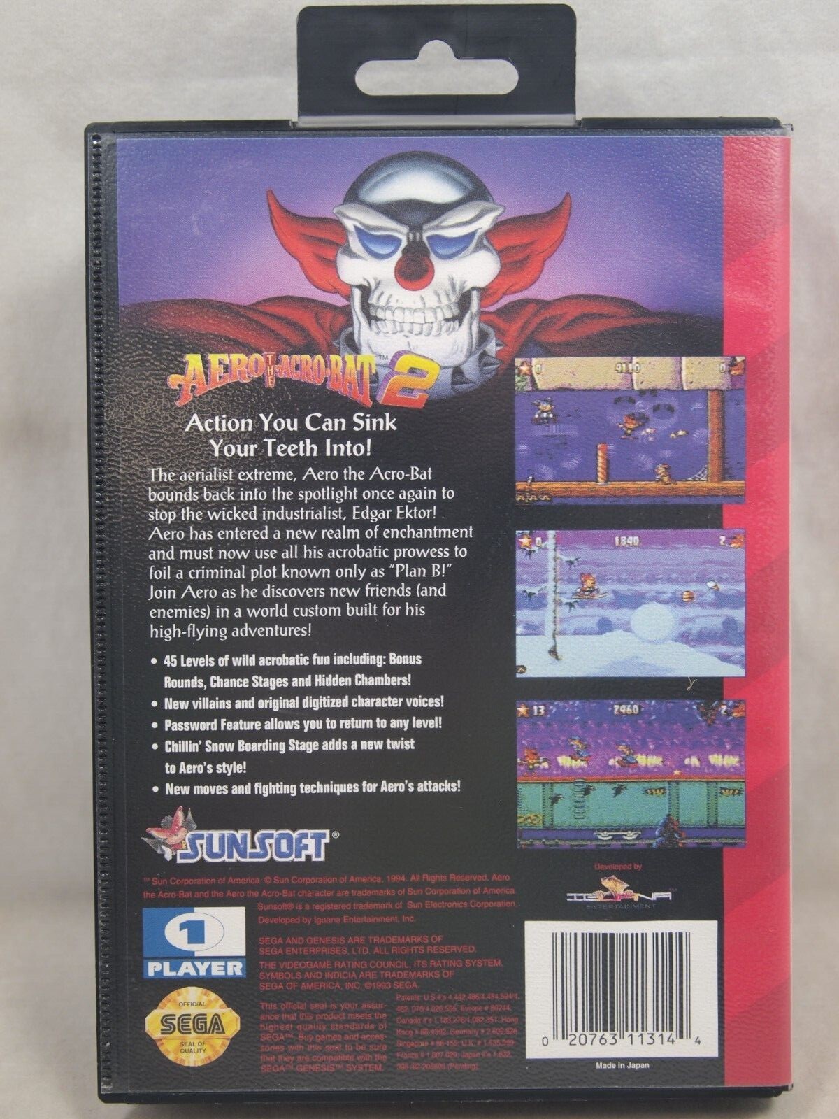 Aero the Acrobat 2 (Sega Genesis, 1994) for sale online | eBay