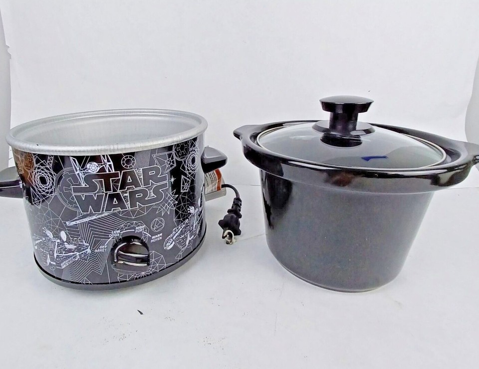 Star Wars 2 Quart Slow Cooker Crock Pot W/Removable Stoneware Disney | eBay