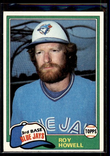 1981 Topps Roy Howell #581 Toronto Blue Jays | eBay