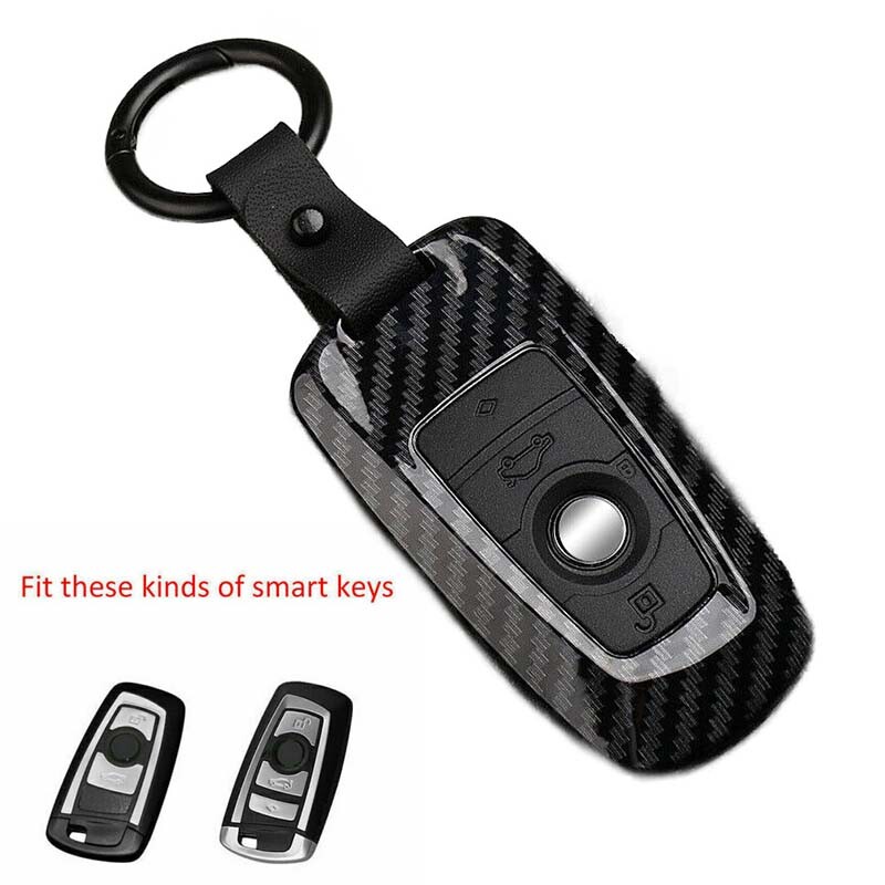 car key case shell for BMW X4 X5 X6 3 5 7 M3 M4 M5 M6 series Carbon ...