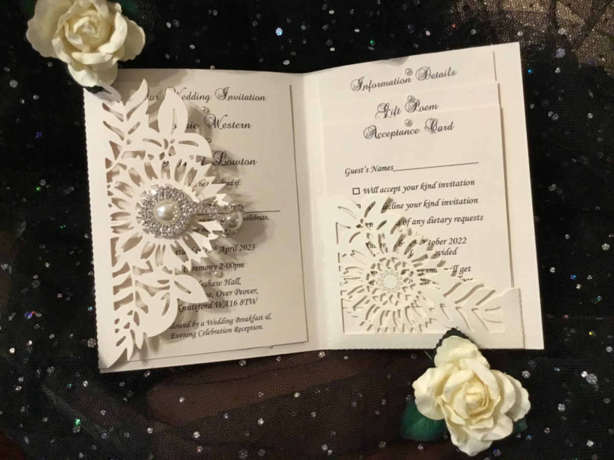 Ivory Paper Wedding Invitation
