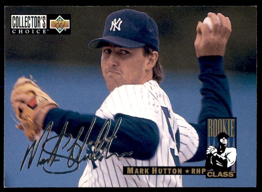 1994 Upper Deck Collector's Choice #11 Mark Hutton Rookie Silver ...