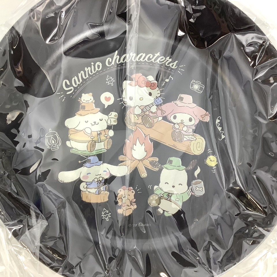 Hello Kitty Friends Camping Faux Cast Iron Skillet Melamine Lunch Plate ...
