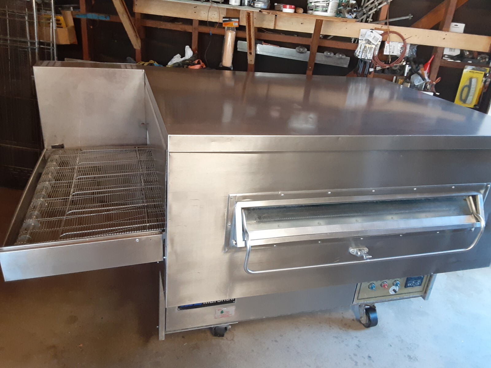 Middleby Marshall pizza oven , Gas conveyor oven, Middleby model PS360 ...
