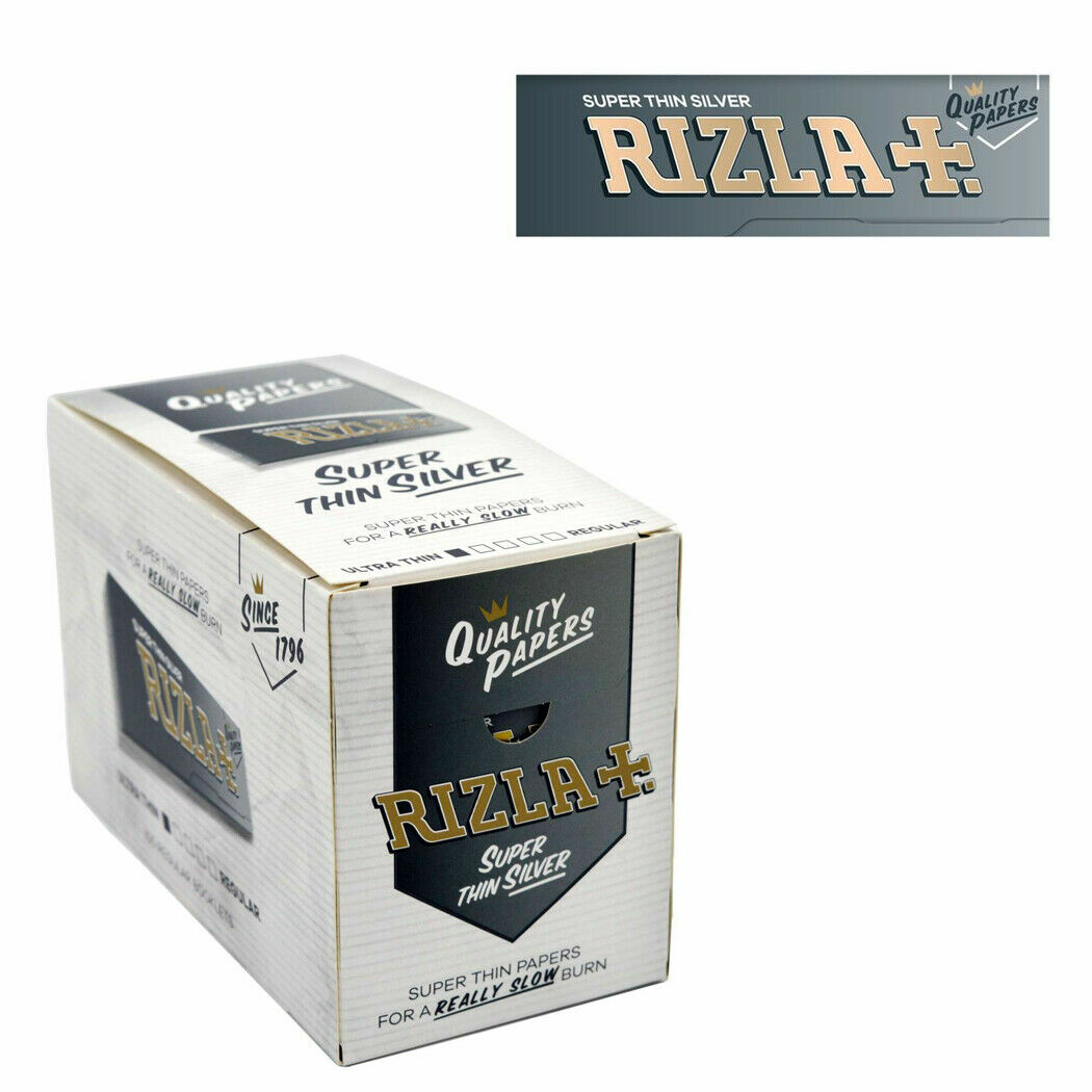 Rizla Silver Standard Regular Cigarette Rolling Papers booklets Genuine ...