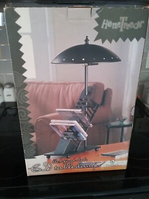 Atomic Office / Table Lamp Modern Black Metal Shade DVD, CD or Letter ...