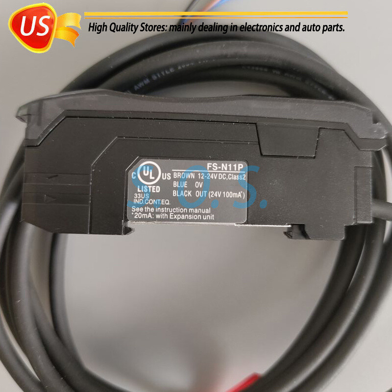 For KEYENCE FS-N11P FSN11P Digital Fiber Optic Sensor Amplifier, New In ...