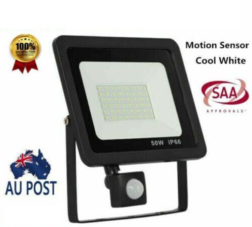 LED Flood Light Floodlight PIR Motion Sensor 50W-150W Outdoor Security Lamp 240V | eBay Australia