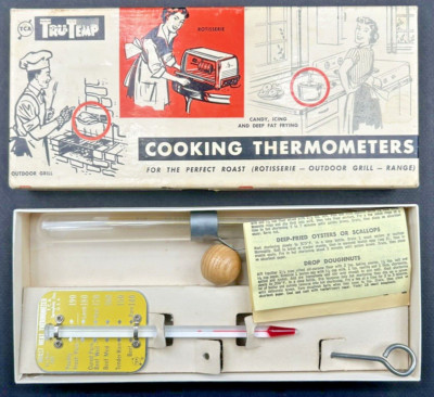 1950's U.S. Unused Kitchen Cooking Thermometers In Original Box With ...