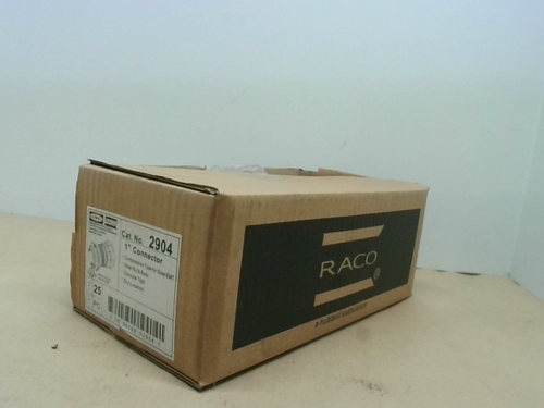 Hubbell Raco 2904 (25 Pcs) 1" Connector - Factory Sealed | eBay