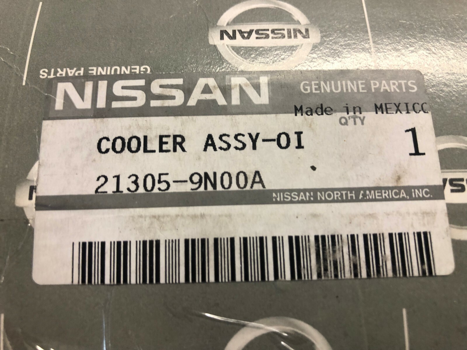 OEM NISSAN OIL COOLER ASSEMBLY - MAXIMA / PATHFINDER / MURANO - SEE ...