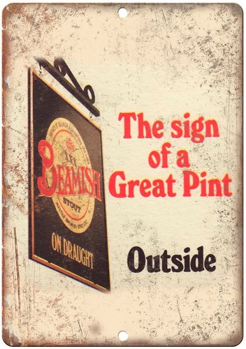 Beamish Vintage Pup Ad Reproduction Metal Sign E175 | eBay