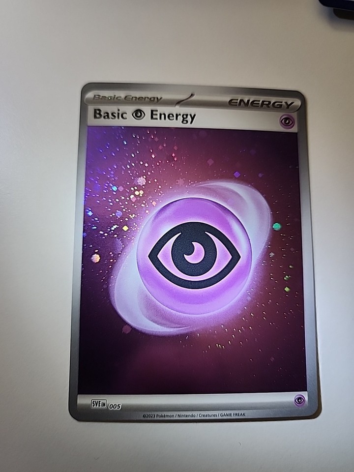 Pokémon TCG Basic Psychic Energy (Cosmos Holo) 005 Sv01: Scarlet ...