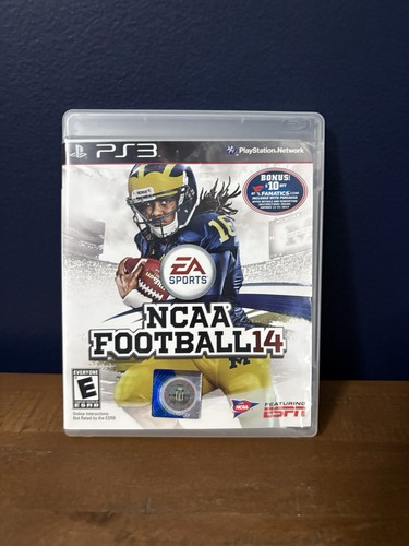 NCAA Football 14 - Sony Playstation 3 PS3 Complete With Manual Tested ...
