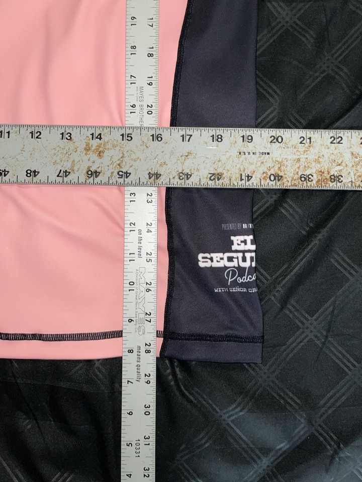 Street X Rash guard 3XL B Team Craig Jones Pink XXXL CJI El Segundo MMA ...