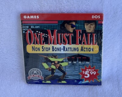 One Must Fall 2097 DOS NIB Sealed Rare Vintage Titanium Seal Softkey ...