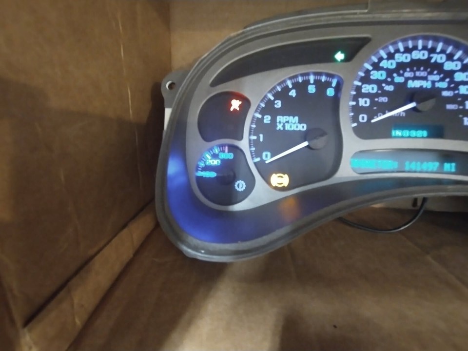 GMC Denali Speedometer REBUILT Yukon Denali Speedo Cluster, Blue Led 03 ...