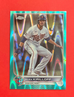 Alex Kirilloff ~ 2022 Topps Chrome Sonic ~ Aqua RayWave Refractor /199 ...