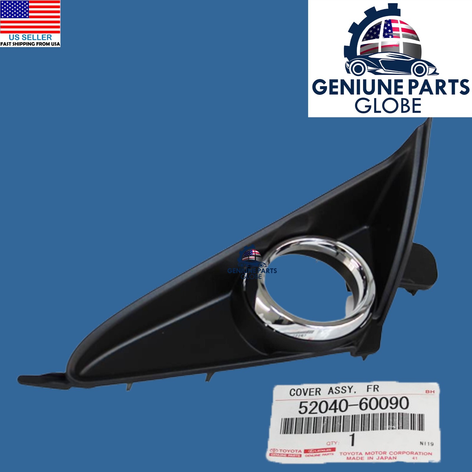 GENUINE OEM LEXUS 14-23 GX460 LEFT DRIVER FRONT BUMPER HOLE COVER 52040 ...