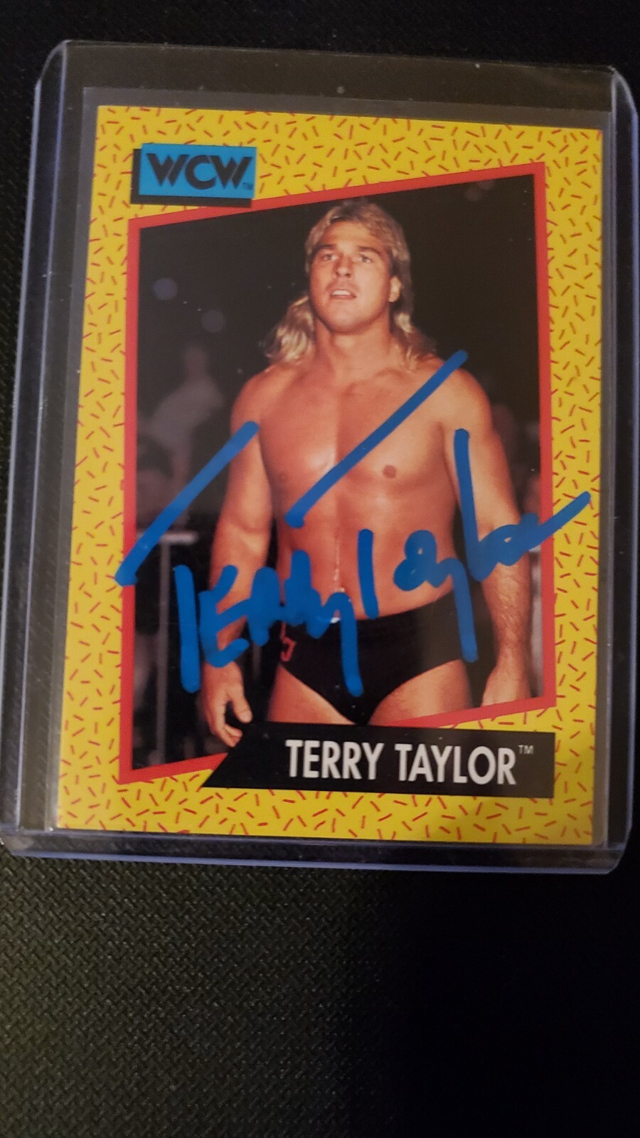 WCW Terry Taylor Hand Signed Autographed 1991 Imprel card | eBay