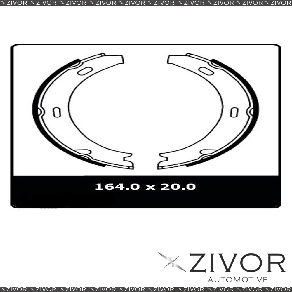 PROTEX Parking Brake Shoe For MERCEDES BENZ C220 CDI W203 4D 2001-2007 ...
