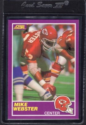 1989 Score Supplemental Mike Webster #400 Chiefs Nm/mt | eBay