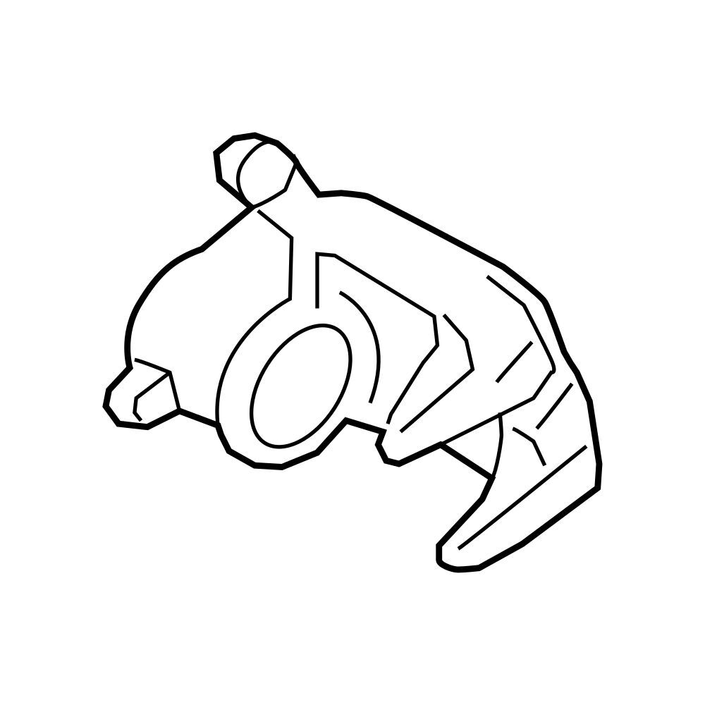 Genuine OEM Rear Passenger Right Disc Brake Caliper For BMW 34206882998 ...