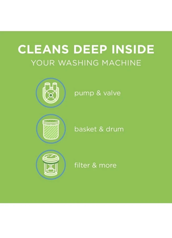 Affresh Washing Machine Cleaner, For Whirlpool, Maytag & Amana, - 6 ...