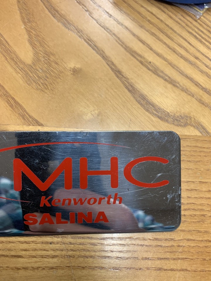 VINTAGE MHC KENWORTH TRUCK DEALERSHIP EMBLEM TAG BADGE RARE KANSAS CITY ...