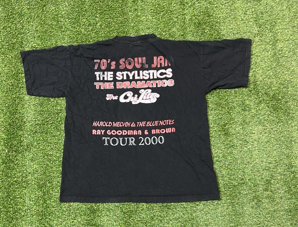 Vintage 2000 VH1 Classic 70s Soul Jam T-shirt Stylistics XL Concert 394 ...