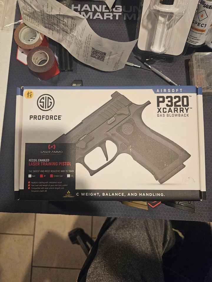 Laser Ammo Sig P320 xCarry / M18 (Compact) Training Pistol (Green Gas ...