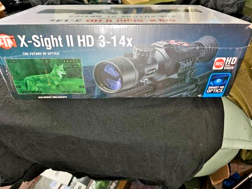ATN X-Sight II HD 3-14x Smart Day/Night Scope day night vision rifle ...