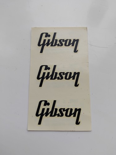 Gibson Headstock decal Label Meyercord NOS Genuine Original Not ...
