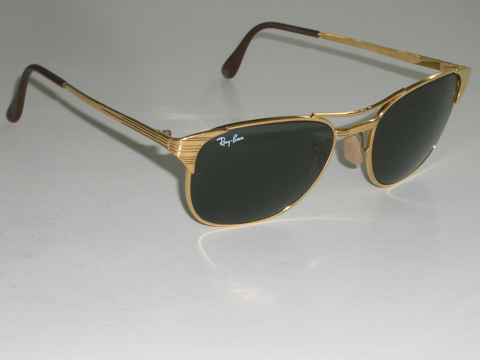 B&l Ray-Ban W0386 Arista G15 UV Glass Signet Horn Rimmed Sunglasses ...