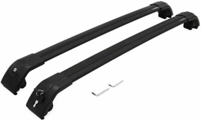 FOR RANGE ROVER EVOQUE L538 L551 ROOF RACK RAILS CROSS BARS BLACK OEM ...